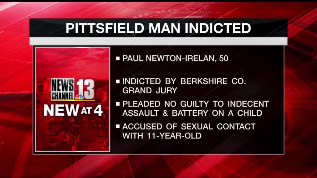 Pittsfield Man Indicted For Allegedly Having Sex With Girl 11 From